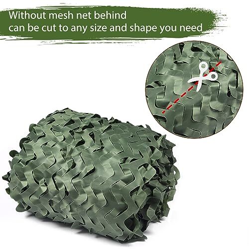 Camo Netting Camouflage Netting Bulk Roll 4.9ftx16.4ft (1.5m*5m) Dark ...