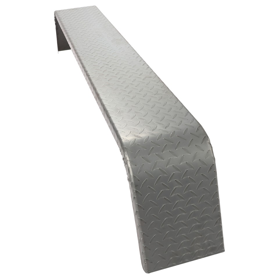Diamond Tread Plate Tandem Axle Trailer Fenders Steel 10-1/4"x72-7/8 ...