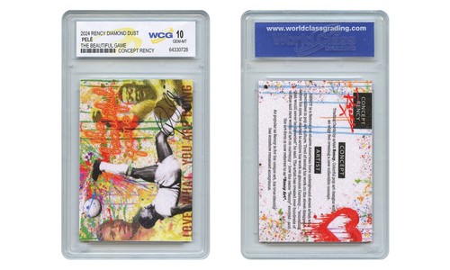 2024 PELE Soccer The Beautiful Game Diamond Dust Rency Card - Graded ...