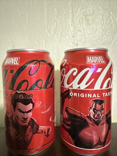 Marvel Coke Can Lot of 2 (Deadpool, Daredevil, Iron Man) Unopened | eBay