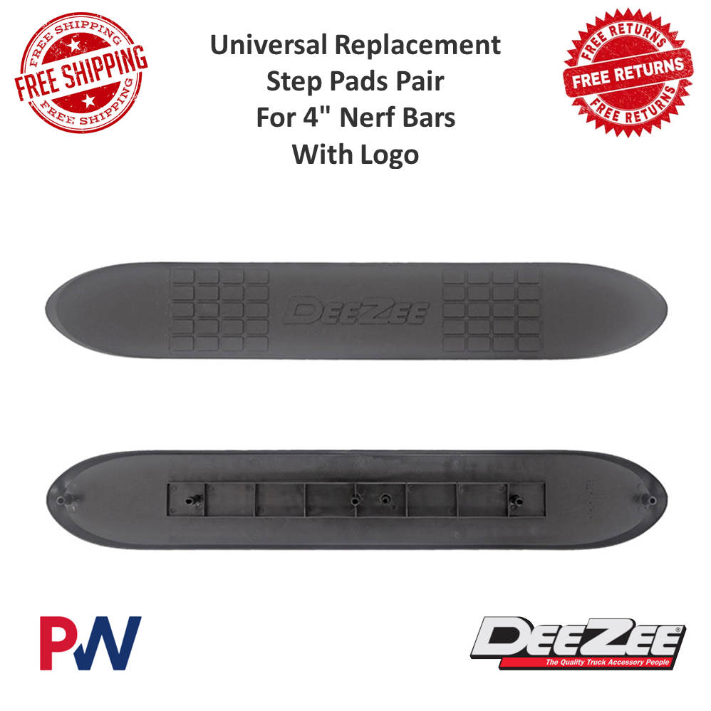 Dee Zee Universal Custom-Fit Replacement Step Pads Pair For 4" Nerf ...