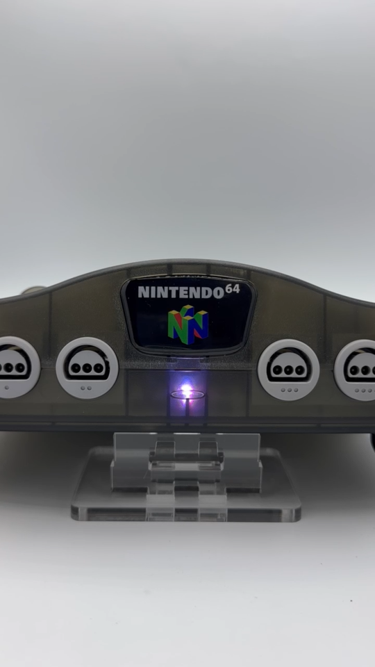 NEW Nintendo 64 N64 Limited Clear Smoke Grey Custom Console Bundle Set ...