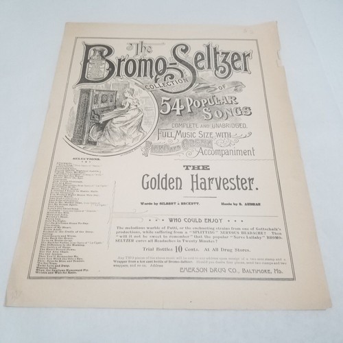 The Golden Harvester Bromo-Seltzer Collection by Gilbert Beckett and E ...