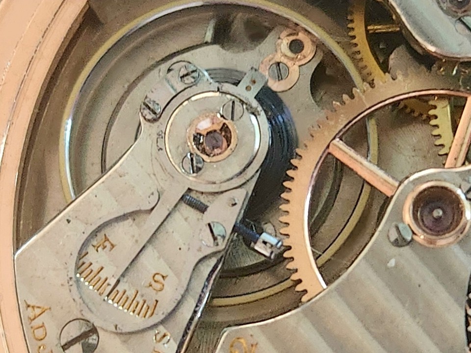 WOW Hamilton 992 Pocket Watch MINTY BOC DISPLAY CASE 21 FURGISON DIAL ...