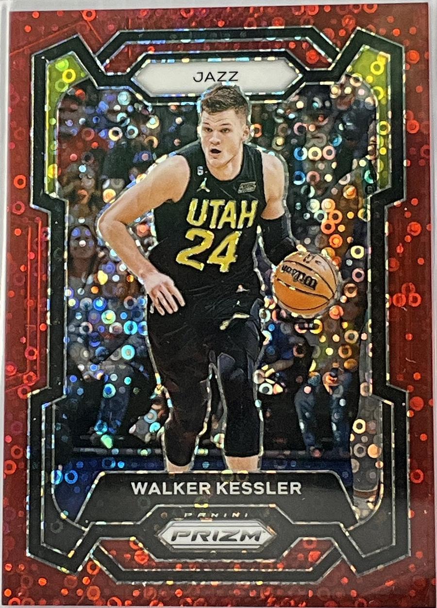2023-24 Panini Prizm - Walker Kessler #120 Red Fast Break Prizm /100 ...