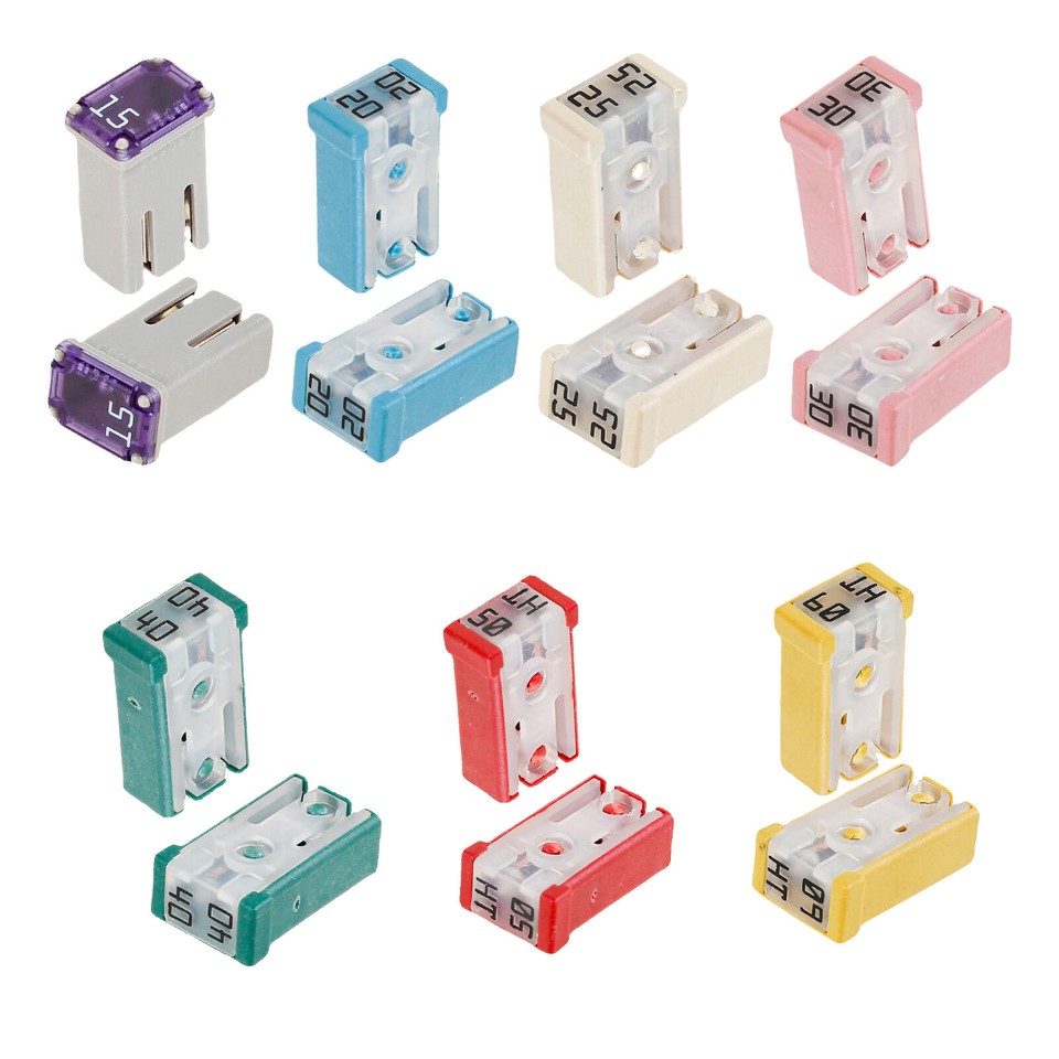 14Pcs Car Fuses Assortment Kit 15-60A Mcase Fuse Easy Install ...