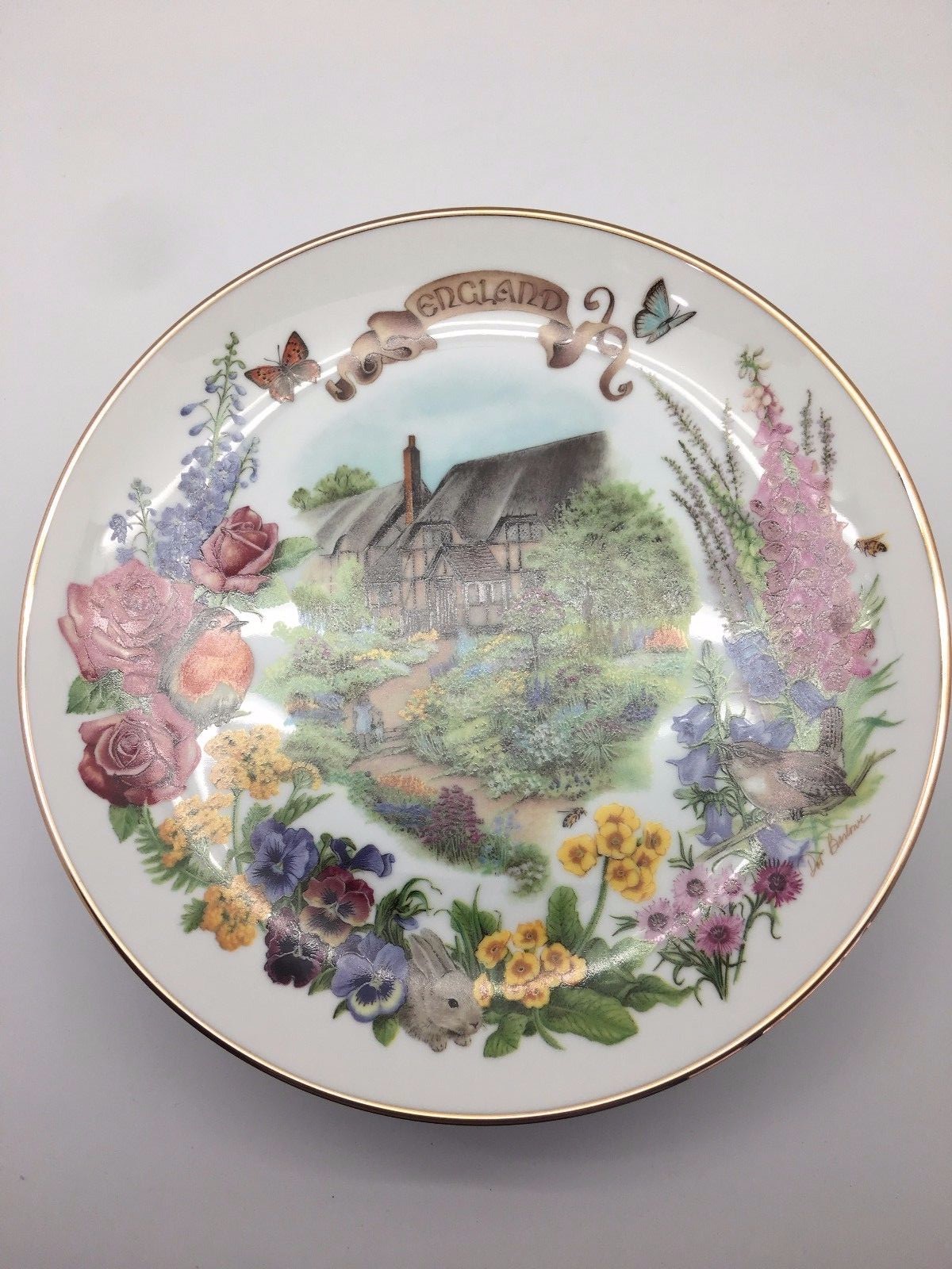 Gardens Of Beauty Plate Collection - English Country Garden - By Reco ...