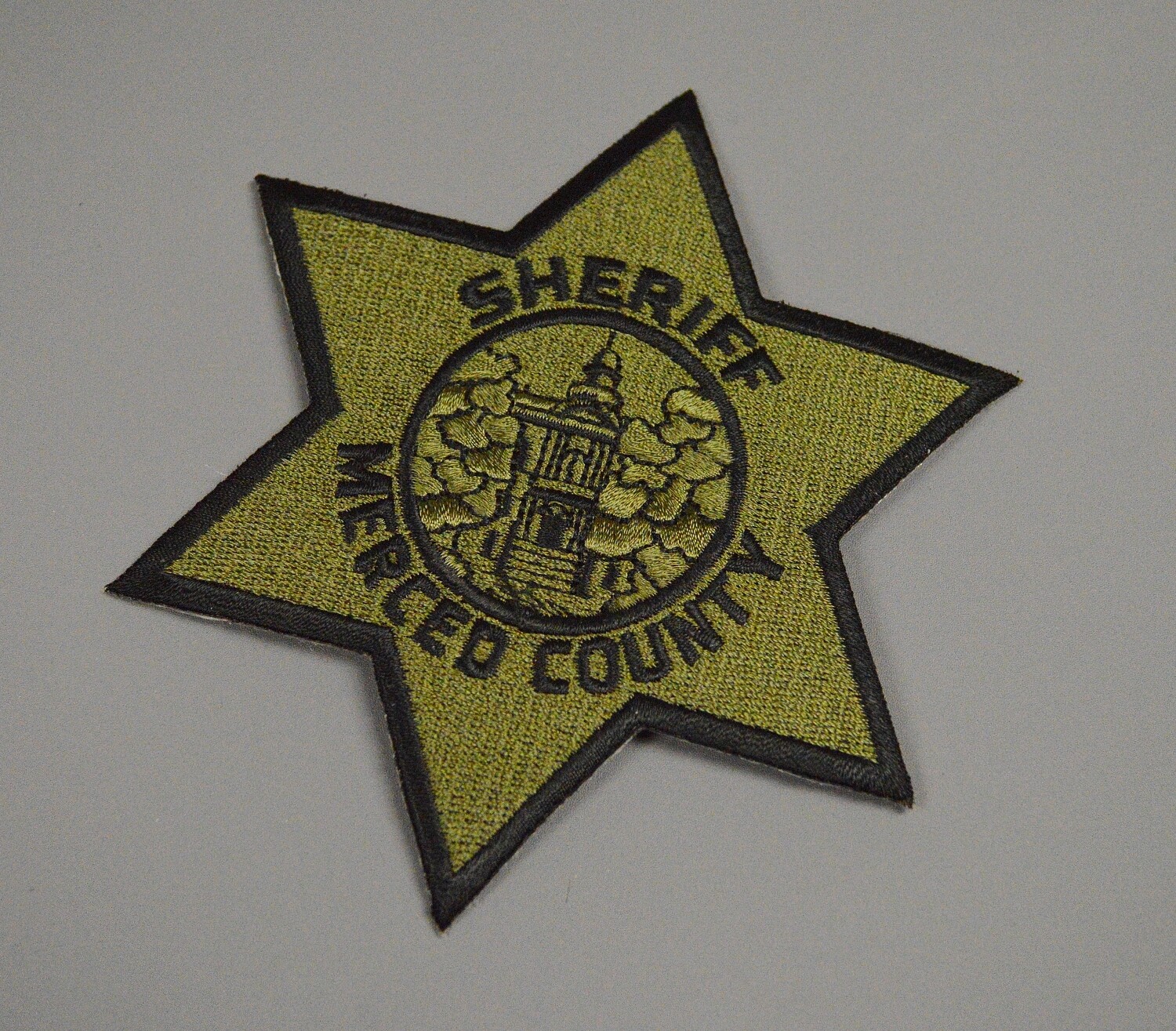 Merced County California Sheriff Subdued Olive Drab Patch ++ Mint CA | eBay