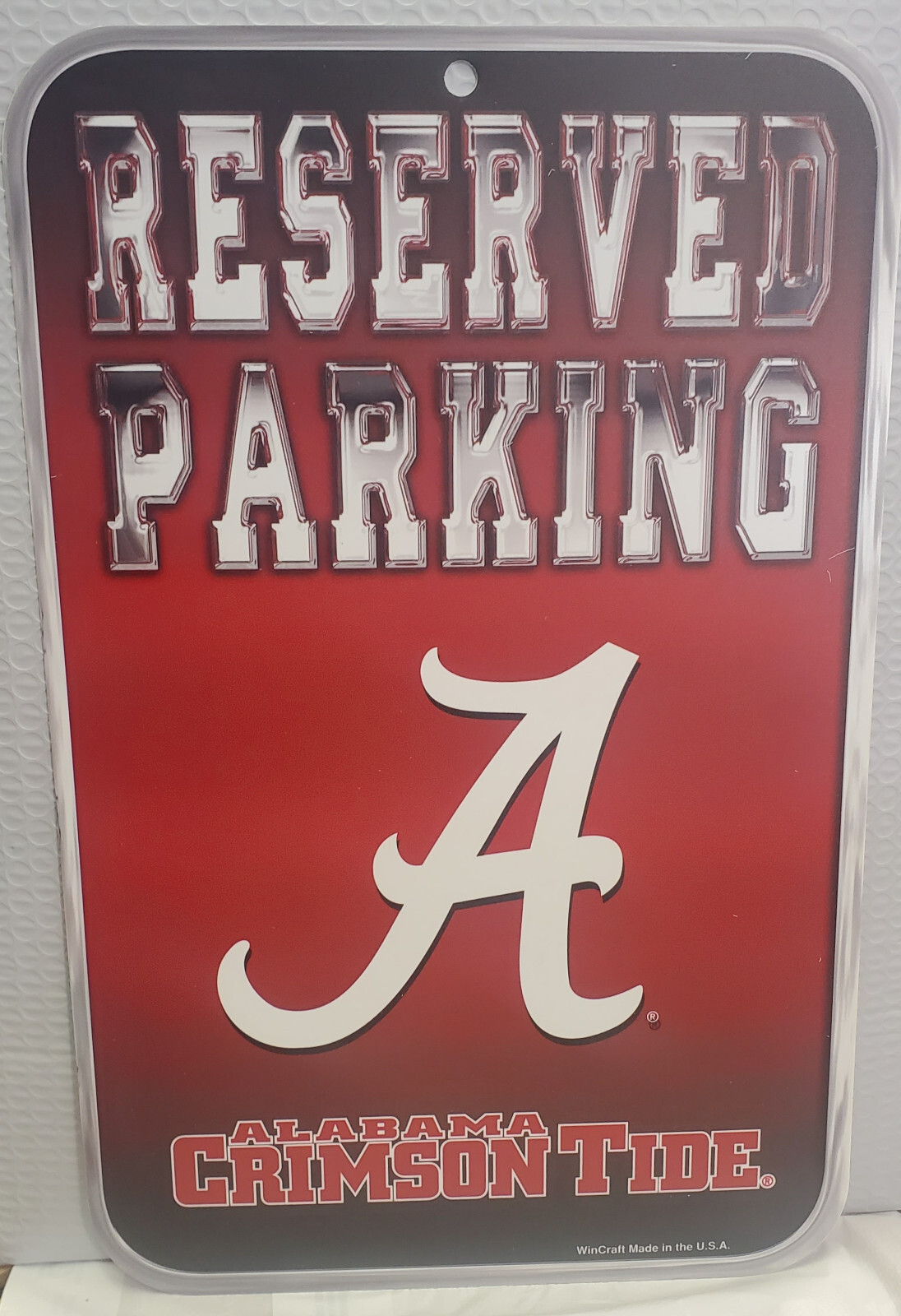 Alabama Crimson Tide 11" x 17" Reserved Parking Plastic Sign - NCAA | eBay