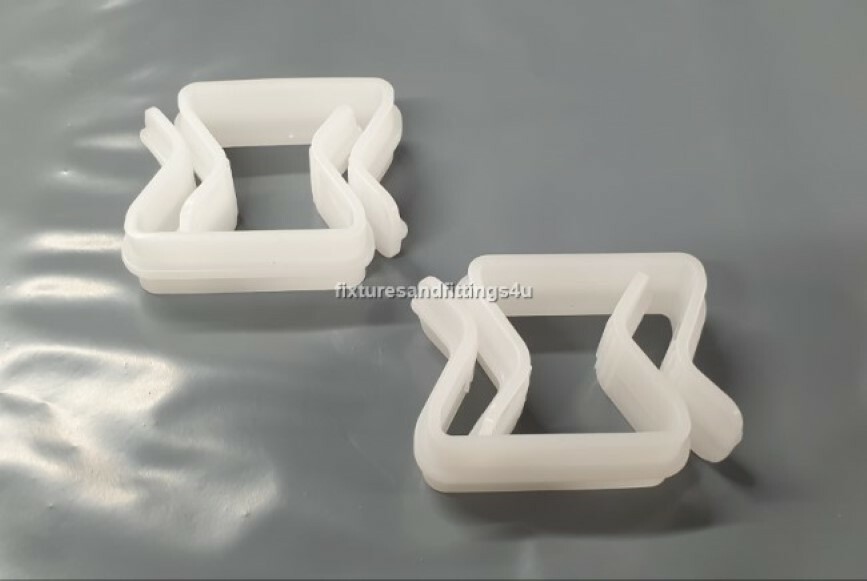 Pack of 4 Divan Base U Clips for bed base replacement clips double ...