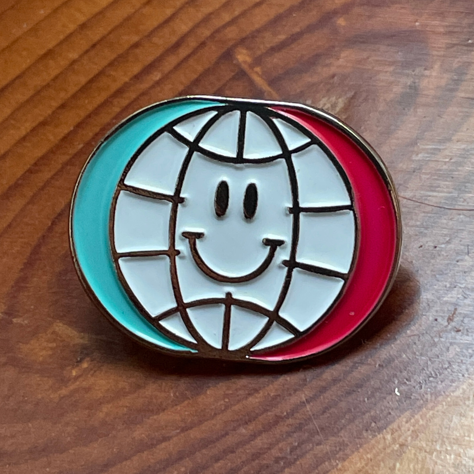 Tiktok Smiling Globe Soft Enamel Lapel Pin | eBay