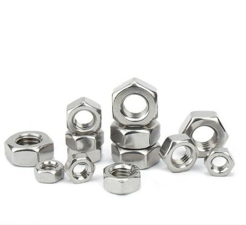 304 Stainless Steel Hex Nuts Mini Hexagon Nut M27 M30 M33 M36 M39 M42 ...