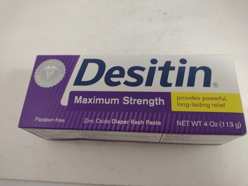 Desitin Maximum Strength Baby Diaper Rash Cream with 40% Zinc Oxide, (4 ...