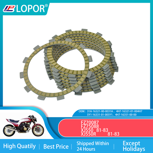 LOPOR Fibrous Clutch plate kit For YAMAHA FZ700 750 87 88 XJ550 550R 81-83 | eBay