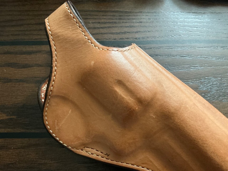 Bianchi #111 Cyclone Leather Lined Holster For S&W Large Frame Revolver ...