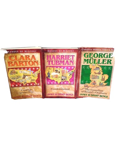 Christian Heroes Series: Clara Barton, Harriet Tubman, George Muller by ...