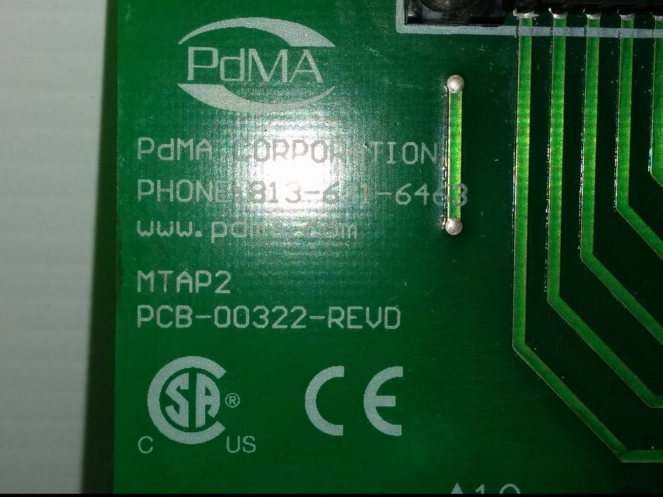 PDMA CORP MTAP2 PCB-00322-REVD MOTOR TEST ACCESS PORT | eBay