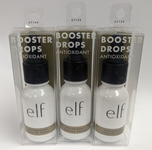 LOT OF 3 - ELF 57133 ANTIOXIDANT BOOSTER DROPS 0.51fl oz EACH NEW IN ...