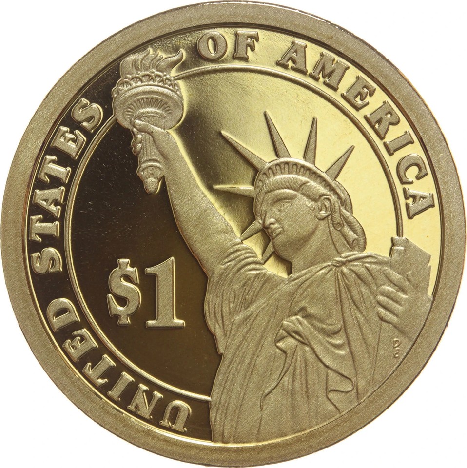 2012 S Chester Arthur Presidential Proof Dollar Gem Deep Cameo US Coin ...