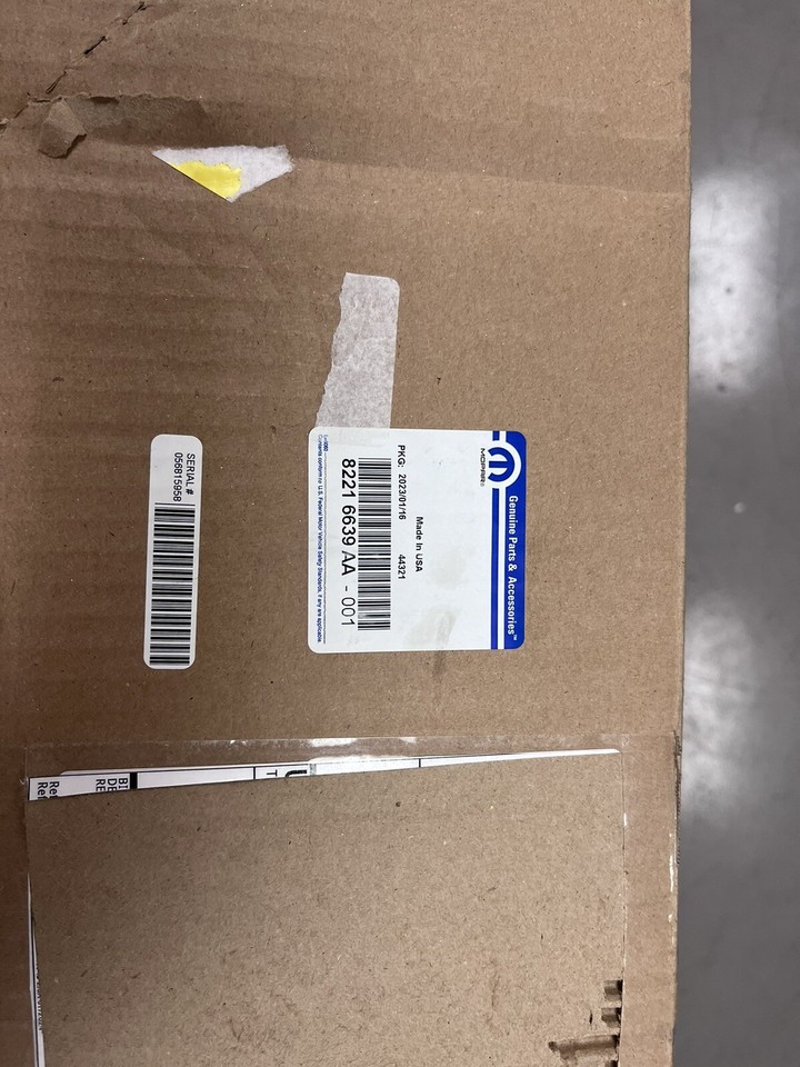 82216639AA All Weather Mats Jeep Grand Cherokee L WL 3-Row (2021) Mopar ...