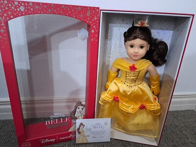 AMERICAN GIRL DISNEY PRINCESS 18" DOLL BELLE BNIB LE | eBay