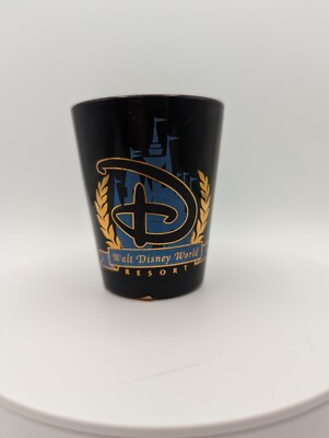 Vintage Disney Shot Glass Black | eBay