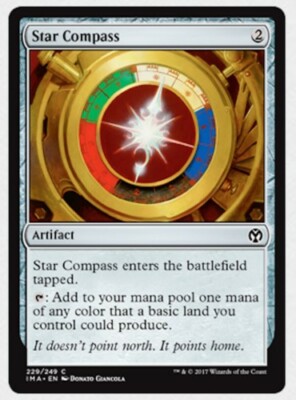 x4 Star Compass Iconic Masters Near Mint NM MTG Magic the Gathering DNA ...