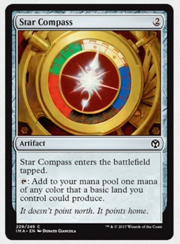 x4 Star Compass Iconic Masters Near Mint NM MTG Magic the Gathering DNA ...