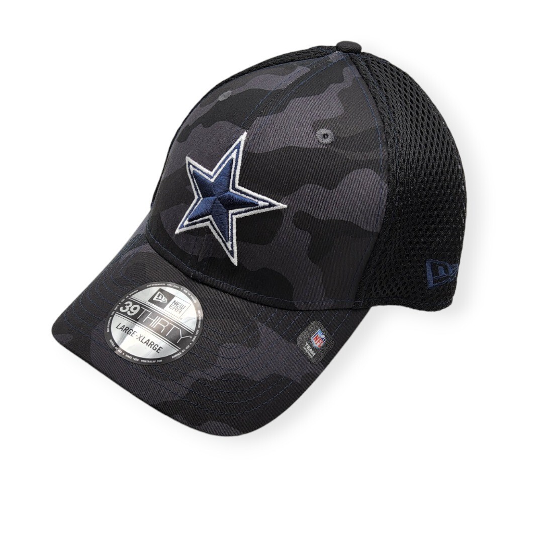 New Era Dallas Cowboys 39Thirty Camo Black/Gray Flex Fit Fitted Hat ...