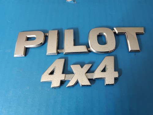 HONDA PILOT 4x4 CHROME OEM USED EMBLEMS | eBay