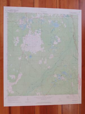 Fort McCoy Florida 1973 Original Vintage USGS Topo Map | eBay