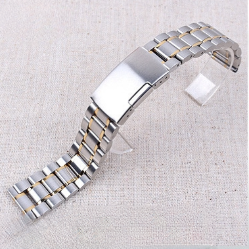 High Premium Solid Stainless Steel Watch Strap Band Mens Metal Bracelet ...