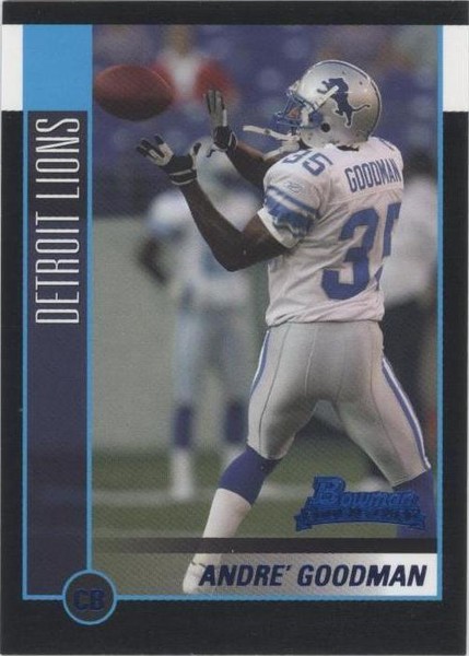 2002 Bowman - #220 Andre' Goodman (RC) for sale online | eBay