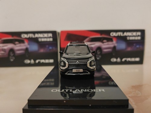 1/64 Scale Mitsubishi OUTLANDER 2023 Black Diecast Car Model Toy ...