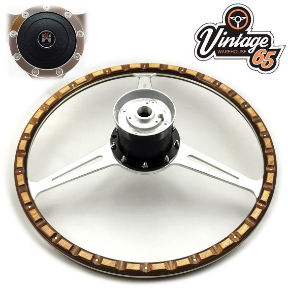 Vw Transporter T2 Window 17" Polished Light Wood Rim Steering Wheel ...