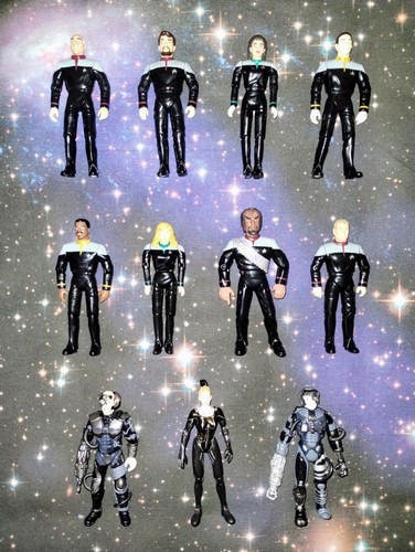 Playmates STAR TREK Target Exclusive Action Figures Lot(incl. LaForge ...