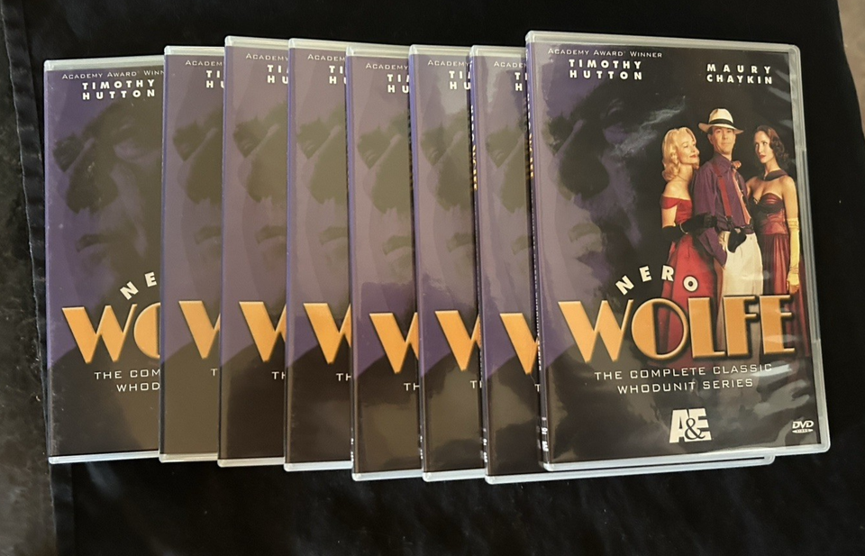Nero Wolfe - A&E Box set of complete series 8 disc DVD Set - Nice ...