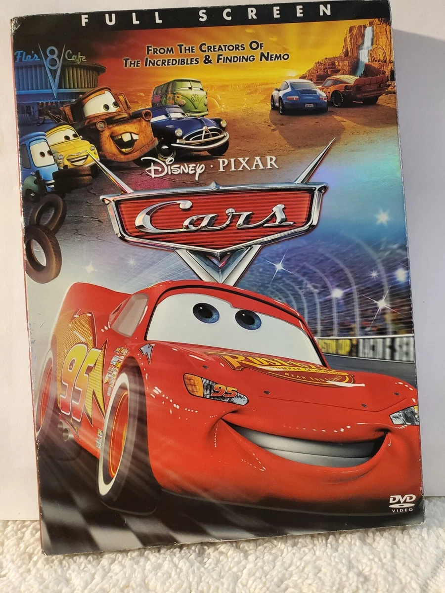 Disney Pixar Cars Dvd 2006 Full Frame