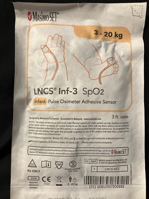 infant pulse oximeter sensor LNCS inf-3 masimo 2319 | eBay