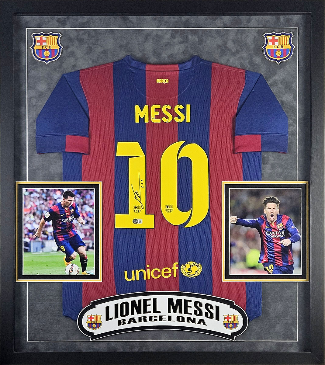 Lionel Messi Autographed Memorabilia | Signed Photo, Jersey ...
