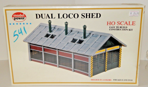 Model Power HO #541 Dual Loco Shed Building Kit NEW | eBay
