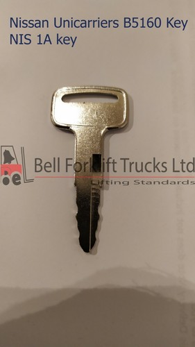 Key, suits Nissan Artison Unicarriers Tailift Nexen ref NIS 1A B5160 ...