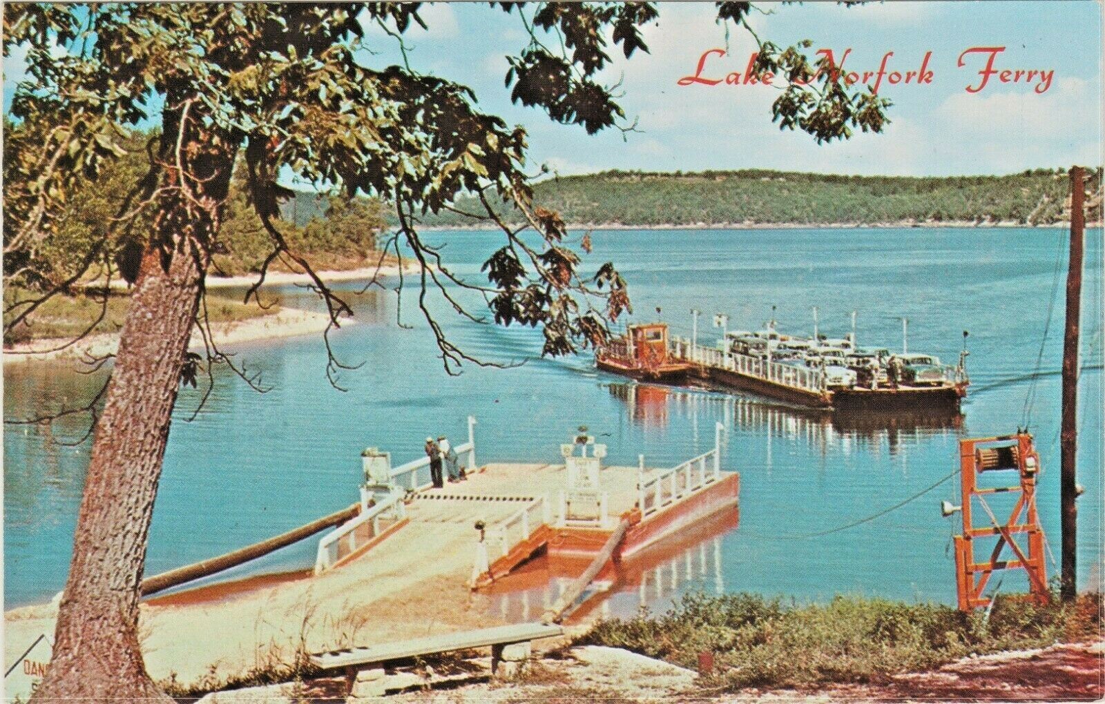 Lake Norfork Auto Ferry furnishes passage across Lake Norfork, Northern ...