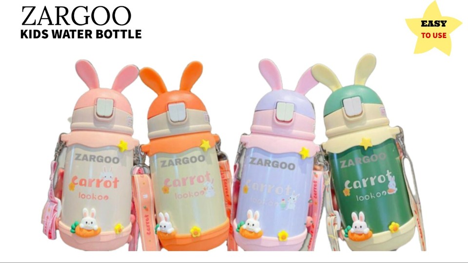 ZARGOO Kids Water Bottle 16 oz Stainless Steel | eBay