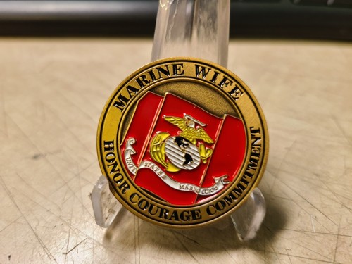 Marine Wife Honor Courage Commitment Appreciation Challenge Coin | eBay