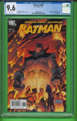 Batman #666 CGC 9.6 White Pages 1st Appearance Damian Wayne As Batman ...