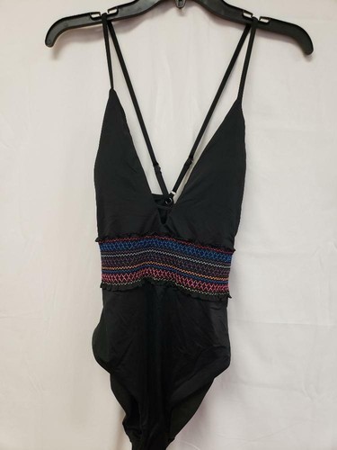 BAR III Womens One PIece Bathing Suit Black Size XL | eBay