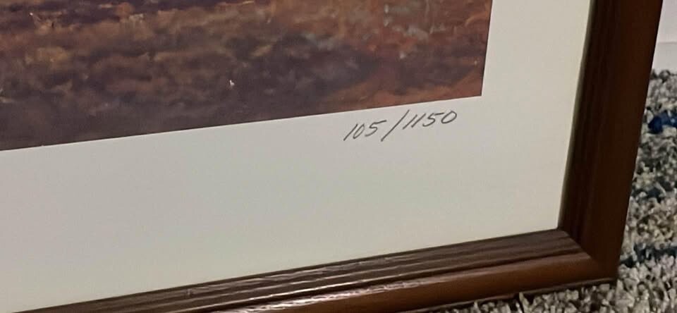 Ltd Ed. (105 of 150) Signed Fred Stone Horse Racing Print Fusaichi ...