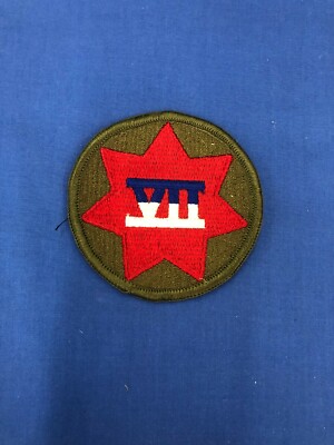 VII 7th Corps Class A Patch Army Military Never used NOS | eBay