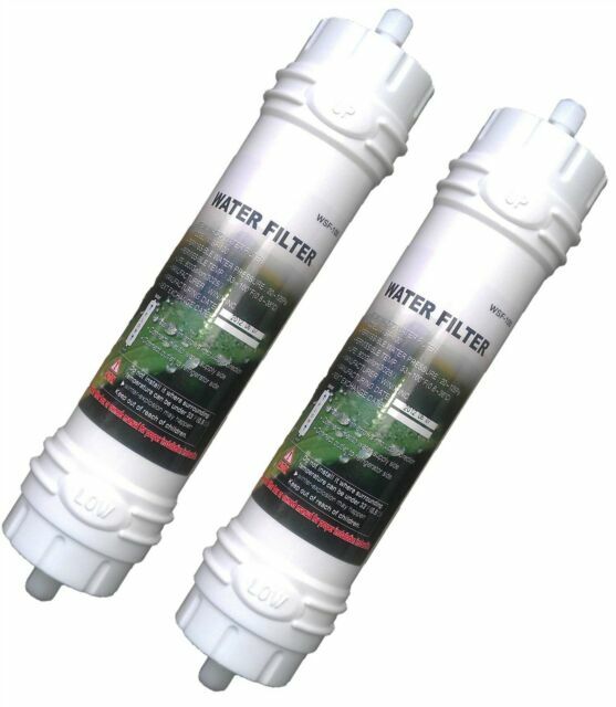 Water Filter Man WSF 100-2PK External Water Filter for Fridge - White ...